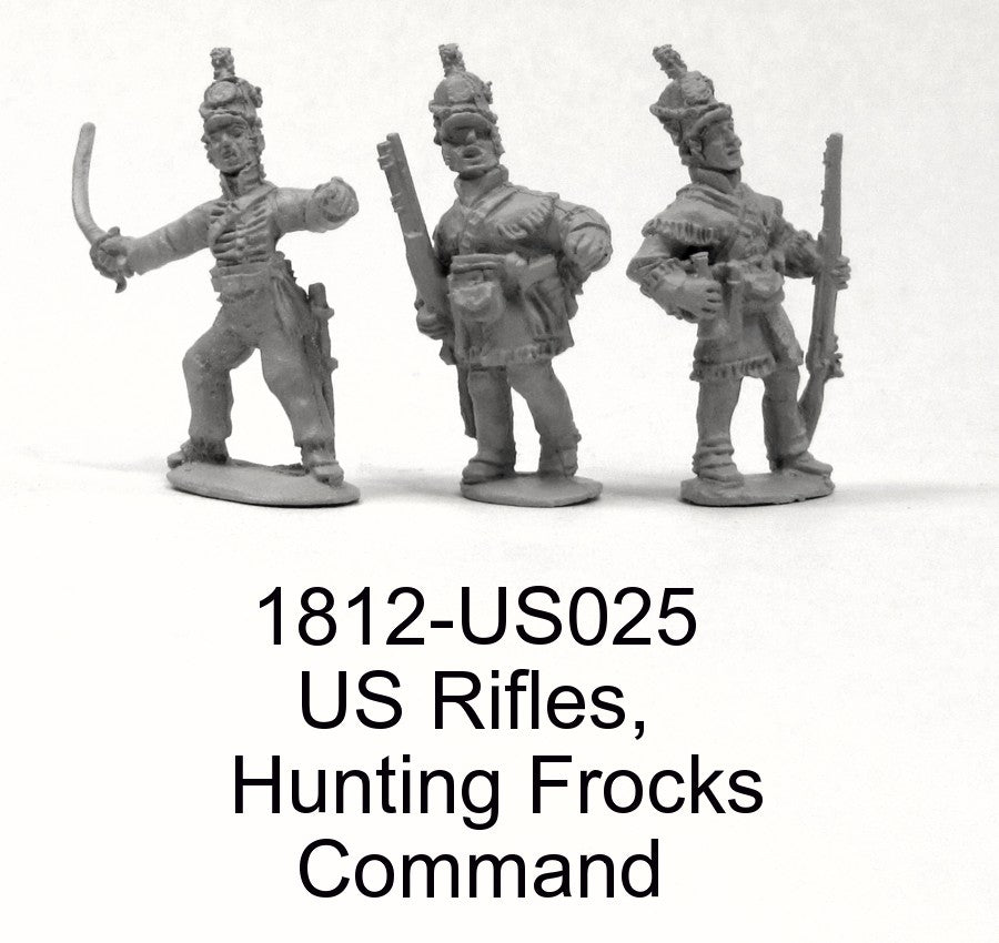 Unit - US Rifles in Hunting Frock – Wee Wolf Miniatures