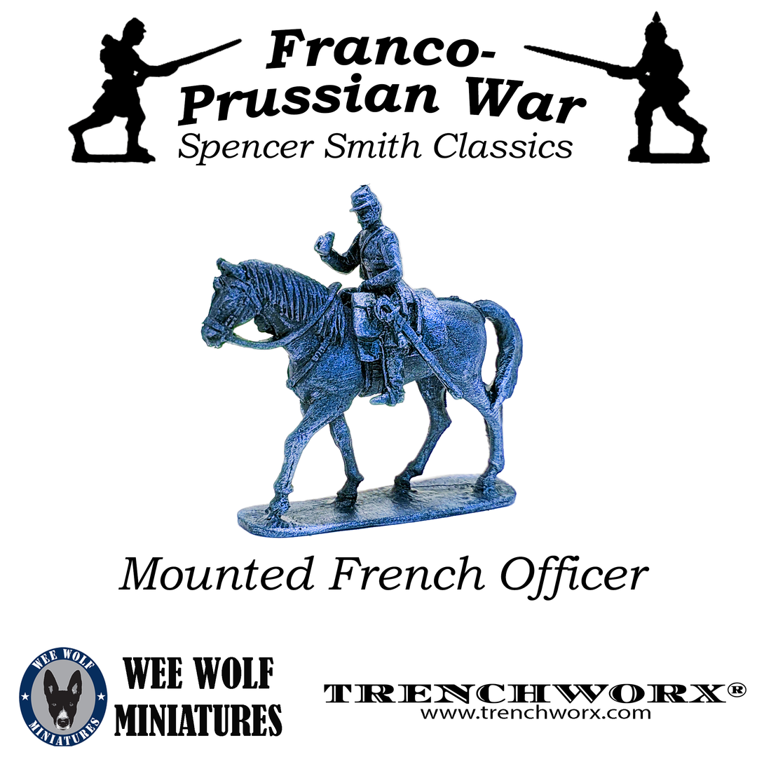 Mounted French Officer – Wee Wolf Miniatures